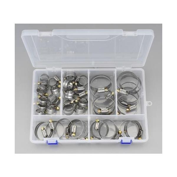 ●<商品詳細参考ページ>外部リンク：https://axel.as-1.co.jp/asone/d/78-1103-36/●材質…バンド：SUS301、スクリュー：スチール●六角(‐)ねじ…5/16”(8mm)●ケースサイズ…3...