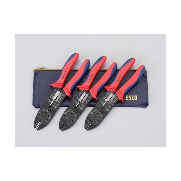 ●<商品詳細参考ページ>外部リンク：https://axel.as-1.co.jp/asone/d/78-1108-03/●メーカー：KNIPEX（クニペックス）●型番：※ESCOオリジナルセット品●＜セット内容＞：3本セット（...