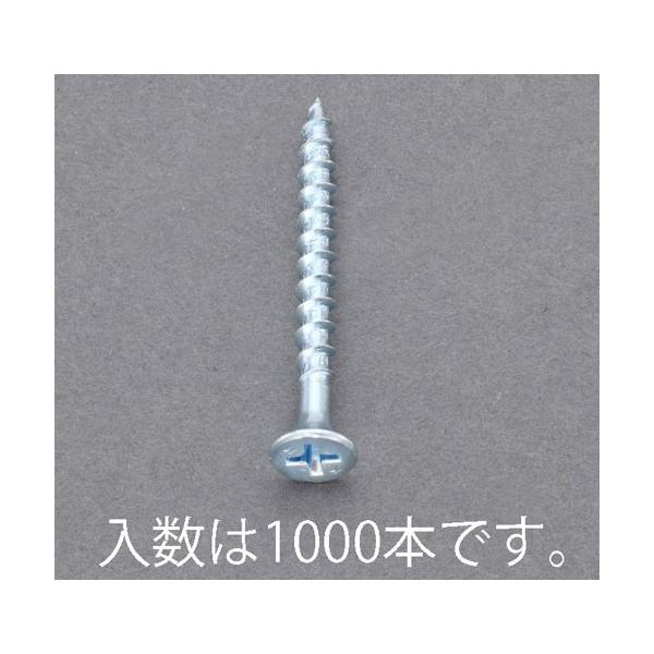 ●<商品詳細参考ページ>外部リンク：https://axel.as-1.co.jp/asone/d/78-1151-57/●材質：スチール(ユニクロメッキ)●(＋)ラッパ頭●石膏ボードや木材同士の締結に●サイズ(mm)：4.2×...