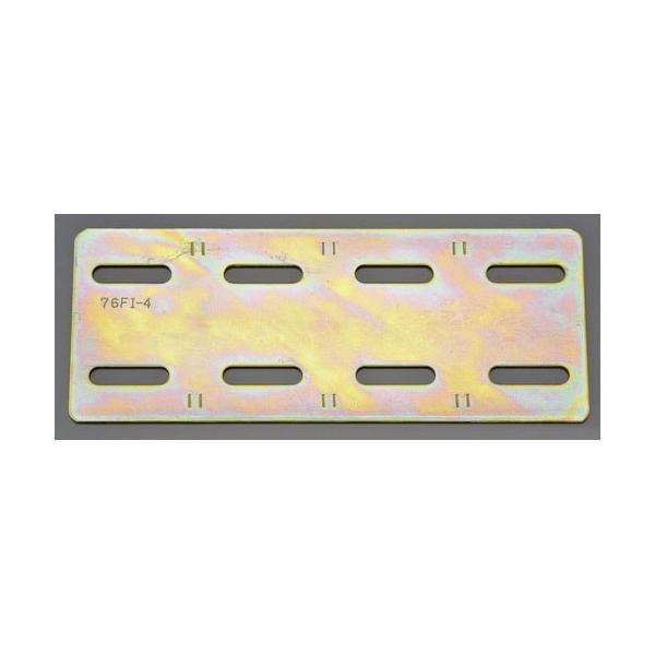 ●<商品詳細参考ページ>外部リンク：https://axel.as-1.co.jp/asone/d/78-1158-18/●材質：スチール(クロメートメッキ)●幅：76mm●厚み：2mm●穴サイズ：7×29.5mm●全長：100...