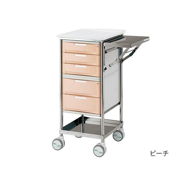 ●<商品詳細参考ページ>外部リンク：https://axel.as-1.co.jp/asone/d/8-5893-26/●型番：5段BOX　ピーチ●補助天板：有り●材質：フレーム／ステンレス（SUS304）、天板・引出し／ABS...