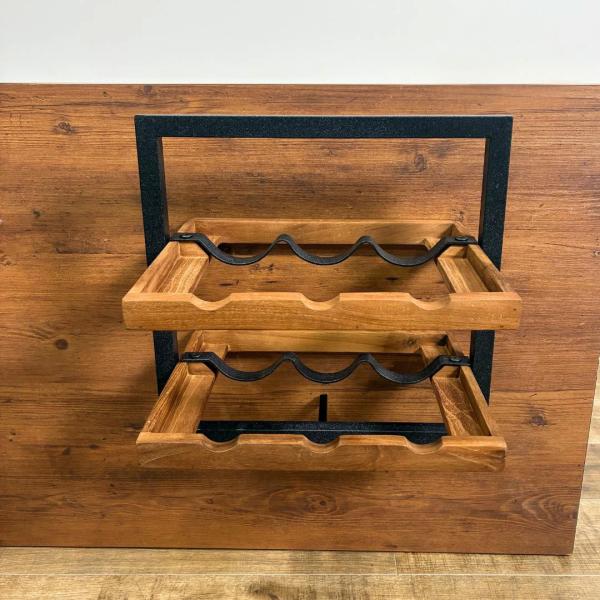 d-Bodhiの SHELFMATE Wine rack 6bottlesです。【商品状態】・未開封、未使用品となります。・開封しての商品状態確認はしておりません。画像の梱包状態のまま発送いたします。・商品の組み立てはお客様にてお願いしてお...