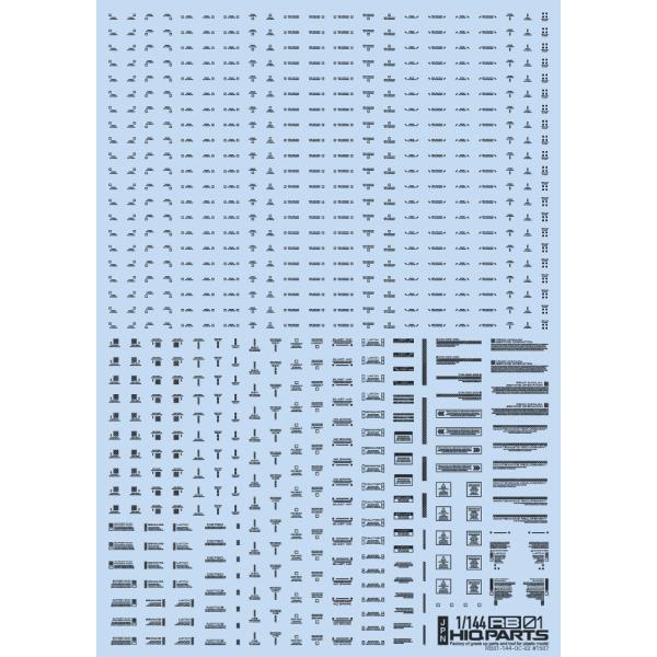 サイズ：110mm x 156mm生産国：日本印刷方式：スクリーン＆オフセットハイブリッドキャラクターモデル向けの水転写式汎用コーションデカール。小型メカへの貼り付けを想定した、小サイズマークを新たに描き起こした新シリーズです。基本色１色の...