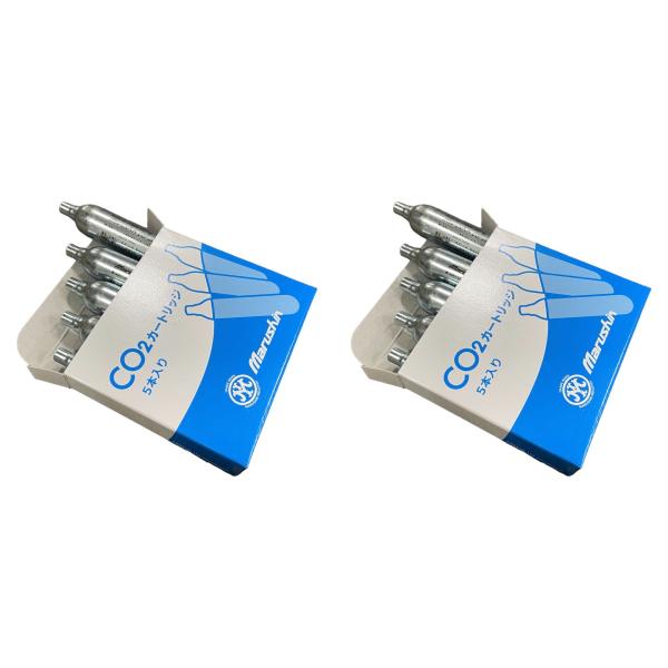 マルシン工業 CO2 カートリッジ NET 10.4g 5本入り 2箱セット CO2-05-2set | AAA 茨城 Yahoo!店 | SitePromo
