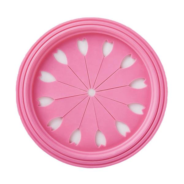 ヌメりにくい 排水口キャップ さくら（直径134mm・142mm・150mm）送料無料！（ゆうパケット）配送方法指定・配送日時指定は承れません。ポスト投函でのお届けとなります。愛着良品 生協 コープ キッチン用品 キッチン シンク