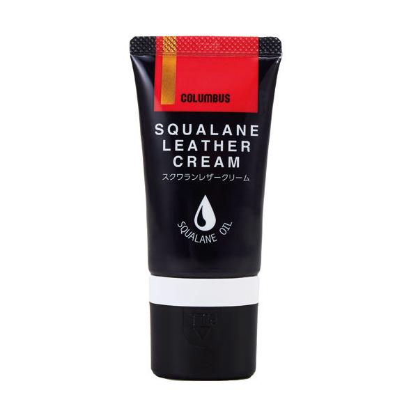 コロンブス COLUMBUS スクワランレザークリーム チューブタイプ 40g送料無料！（ゆうパケット）配送方法指定・配送日時指定は承れません。ポスト投函でのお届けとなります。レザー 革 皮 皮革 革製 革製品 クリーム ワックス 無色レザ...