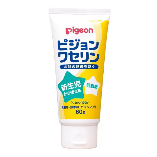 お肌や唇などの保護・乾燥対策に添加物を入れていない100％のワセリンです。新生児の赤ちゃんから大人まで、家族みんなで使えます。のびがよく、ベタつきにくいから季節を問わず全身に使えます。無着色・無香料・パラベンフリー。携帯しやすい小さめチュー...