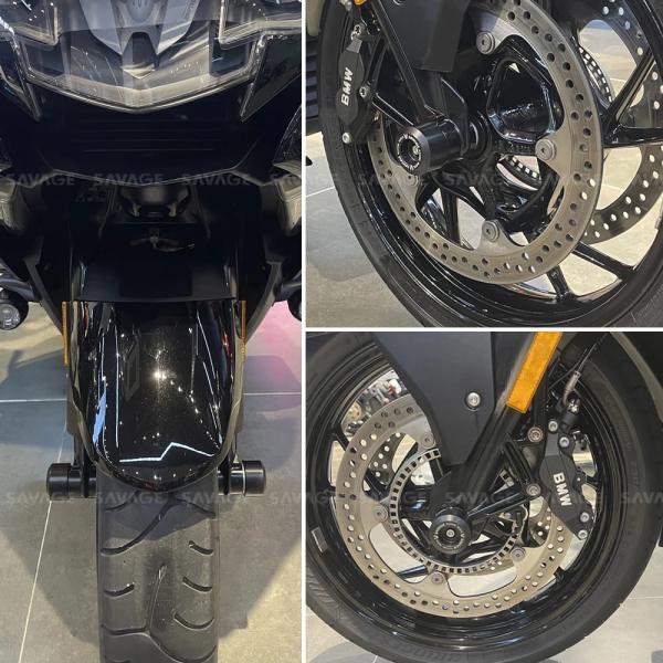 商品名： アクスルスライダーメーカー： SAVAGE適合：<br />R1200RS 2015-2018<br />R1200R 2015-2018<br />R1250RS 2019-2023<b...