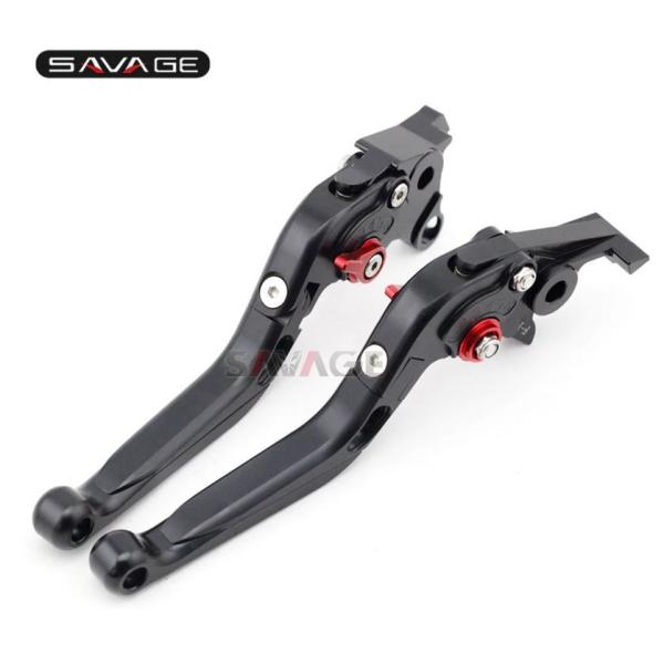 商品名： フォールディングレバーセットメーカー： SAVAGE適合：GSF650 BANDIT 2005-2012GSF1200 BANDIT 2001-2006GSF1250 BANDIT 2007-2016GSX1400 2001-20...