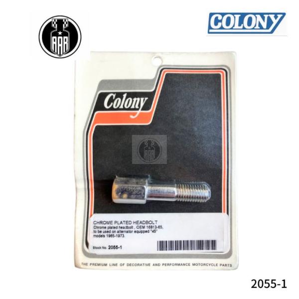オーダー ナンバー： 2055-1OEM HD Number： 16813-65NEW HD Number：2055-1  Colony コロニー クロームメッキ ヘッドボルト ハーレーダビッドソン 1965-1973年 45 モデル ＊ ...