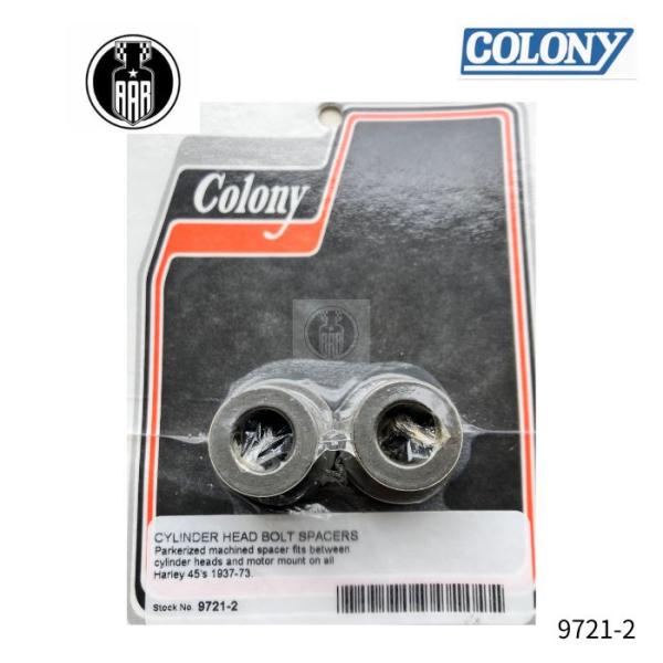 オーダー ナンバー：9721-2OEM HD Number：NEW HD Number：9721-2 Colony コロニー シリンダーヘッド スペーサー ハーレーダビッドソン 1937-73年 45 モデル パーカーライズドCYLINDE...