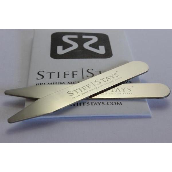 幅寸法は1.0ｃｍです。【チタンは航空機、医療機関で活躍】【隠れたおしゃれ】【有ると便利】【プラスチック物足りない】【クリーニング補充に】ビジネスマン必須！結婚式、パーティー正装でもワイシャツ（Ｙシャツ）の襟元（衿元）をピン。大人の身だしな...