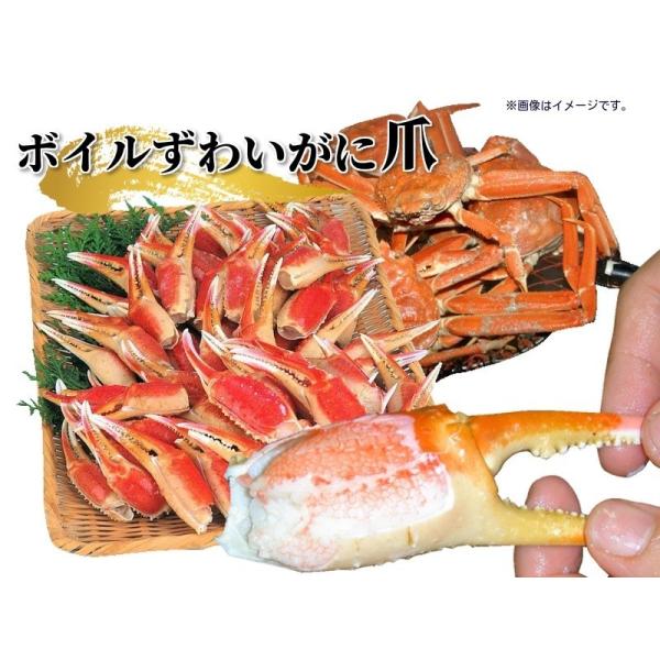 「通」の人に大人気！カニ肉の甘味が凝縮して締まった蟹肉の味が楽しめる「ずわいがにの爪」です。そのまま食べてもフライにしてもOK！食べやすくお料理にも使いやすい天塩仕立てです。 ■内容量ボイルずわいがに爪(ボイル冷凍・1kg(500g×2））...