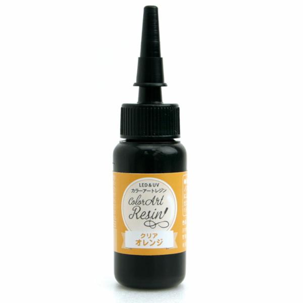 新色クリアカラーが登場！！LEDランプ、UVランプで硬化する一液性のカラーレジンハードタイプ。ボトルのまま手軽に立体的なデコレーションができます。内容量:10g