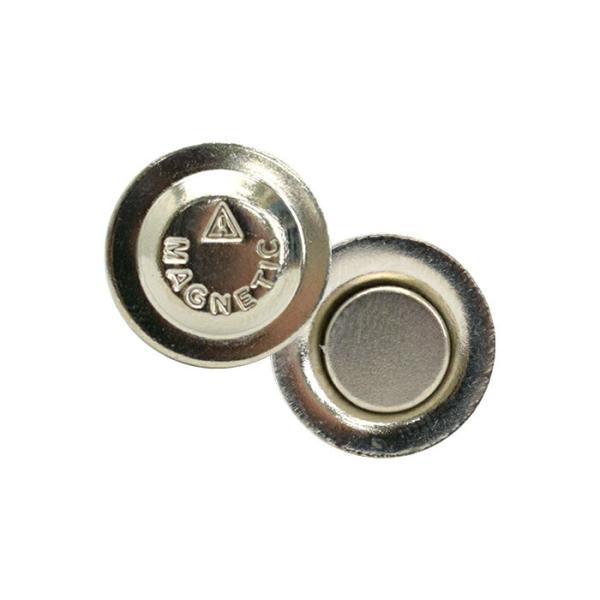 商品名： マグネットバッジ シールタイプ S メール便/宅配便可品　番： mgb-sサイズ： 直径:約17mm素　材： 合金・磁石容量： 2個入