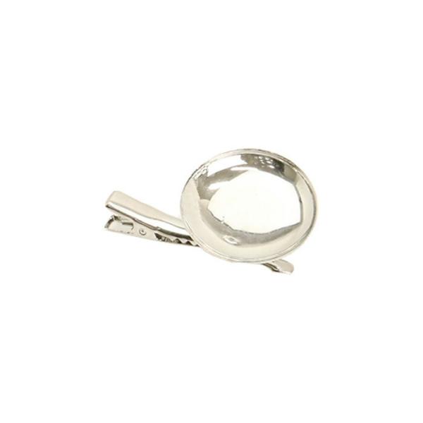 商品名：  つまみ細工用 2WAYブローチ 30mm シルバー メール便/宅配便可品　番： tp-6サイズ： 台座：直径約30mmクリップ：全長約48mmブローチピン：全長約25mm素　材： 鉄合金容量： 2個