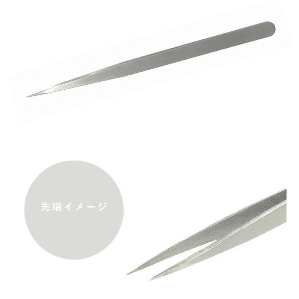 商品名：  つまみ細工用 精密ピンセットA メール便/宅配便可品　番： tps-1サイズ： 長さ：約14cm素　材： ステンレス（オーステナイトステンレス）重　量： 約13g容量： 1本詳　細： 先端が鋭くなっていますので、お取り扱いには十...