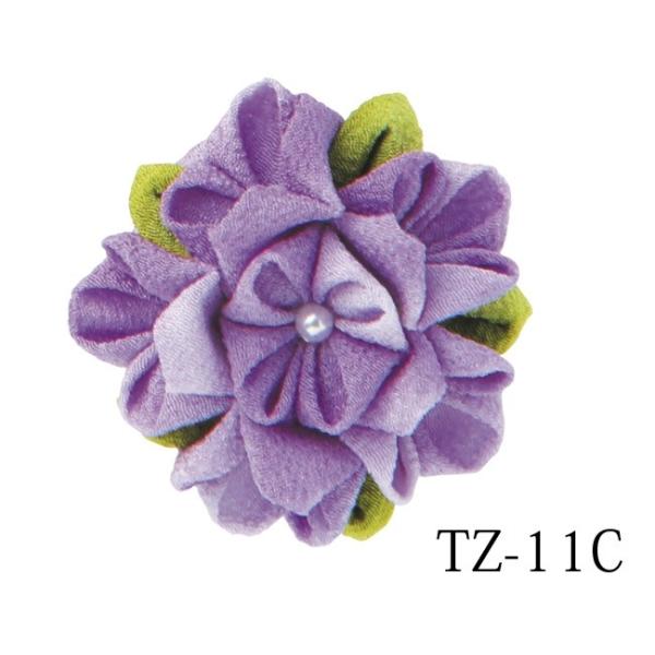 オリムパス　はじめてのつまみ細工キット　あじさいのブローチ　TZ-11C メール便/宅配便可キット ガーリー クラフトキット ブローチ つまみ細工