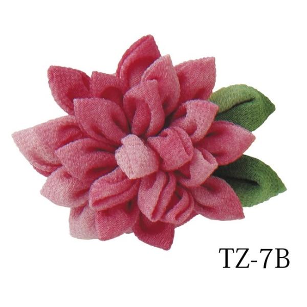 オリムパス　はじめてのつまみ細工キット　ダリアのブローチ　TZ-7B メール便/宅配便可キット ガーリー クラフトキット ブローチ つまみ細工