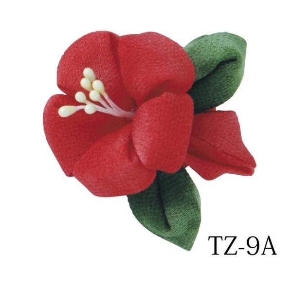 オリムパス　はじめてのつまみ細工キット　ハイビスカスのブローチ　TZ-9A メール便/宅配便可キット ガーリー クラフトキット ブローチ つまみ細工