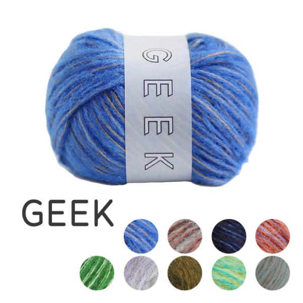 商品名： 毛糸 DARUMA 横田 GEEK ギーク品　番： yk-5710素　材： ウール56% ポリエステル30% アルパカ14%重　量： 30g(約70m)詳　細： 【使用針】棒針 12〜13号かぎ針 9/0〜10/0号【標準ゲージ】...