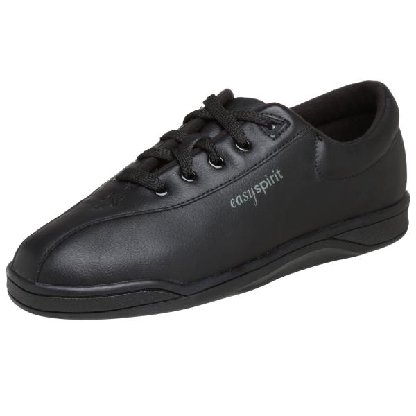 商品名: Easy Spirit レディース AP1 レザー ロートップ レースアップファッションスニーカー ブラック サイズ8.0 Easy Spirit Womens AP1 Leather Low Top Lace Up Fashio...