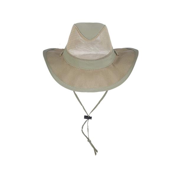 商品名: Dorfman Pacificメンズ1 Piece Suplexピンチフロントサファリハット US サイズ: L カラー: ベージュ Dorfman Pacific Co. Men's Mesh Safari Hat, Fossi...