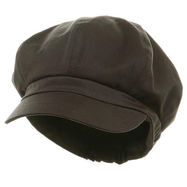 商品名: ビッグサイズコットンの帽子 - チャコール（ビッグヘッド用） e4Hats.com Big Size Cotton Newsboy Hat - Charcoal OSFMブランド: e4Hats.com商品サイズ: One Siz...