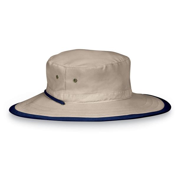 商品名:  Wallaroo Hat Company ? Men’s Explorer Sun Hat ? UPF 50+, Wide Brim, Packable Design, Chin Strap, Adjustable Size ?...