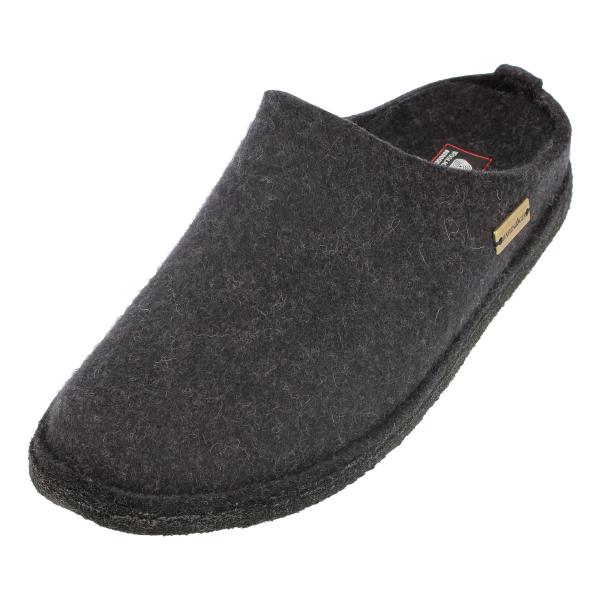 商品名: HAFLINGER レディース スリッパ US サイズ: 7.5 カラー: グレー HAFLINGER Women's Low-Top Open Back Slippers, Grey Grau Graphit 77, 7.5 U...