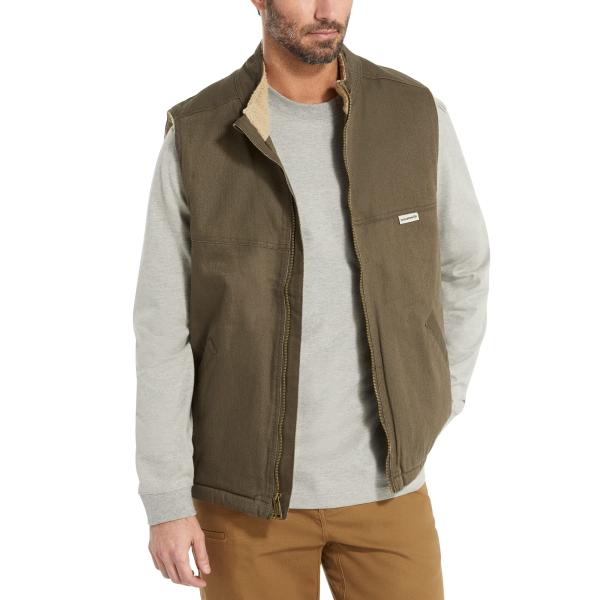 商品名: Wolverine メンズ ベスト 裏地付Upland Sherpa US サイズ: Medium カラー: ブラウン Wolverine Men's Upland Sherpa Lined Vest, Bison, Medium...