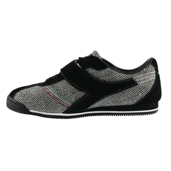 商品名: Donna Blingレディースファッションスニーカーby Diadora、ツイードUpper andレザー カラー: ブラック Diadora Donna Bling Ladies Fashion Sneakers, Tweed...