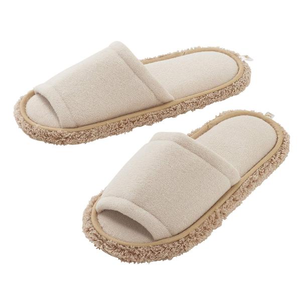 商品名: レック(LEC) 激落ち おそうじスリッパ NEO ベージュ S-534 レック(LEC) Men's Beige Slippers, Biege, 11.5×27×7.5cm(適応サイズ：22〜25cm)ブランド: レック(LE...