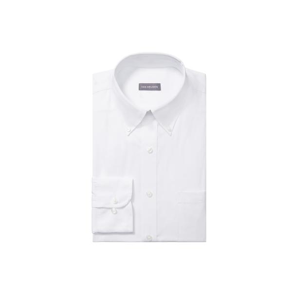 商品名: Van Heusen（バンヒューゼンPinpointソリッドシャツ カラー: ホワイト Van Heusen Big and Tall Men's Pinpoint Regular Fit Solid Button Down Co...