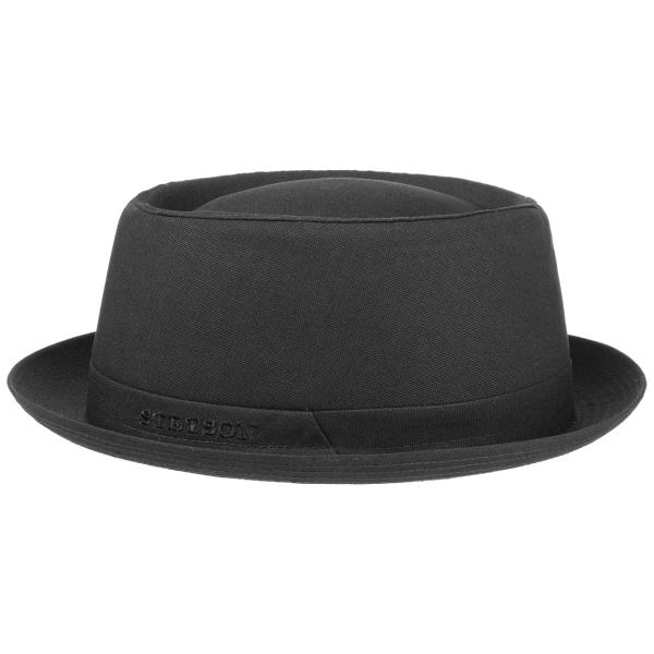 商品名: Stetson Athens コットン ポークパイハット レディース/メンズ | イタリア製 US サイズ: 7 1/4 カラー: ブラック Stetson Athens Cotton Pork Pie Hat Women/Men...