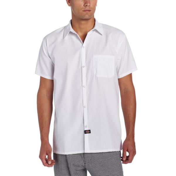 商品名: DickiesメンズスナップボタンCookシャツ US サイズ: XL カラー: ホワイト Dickies Men's Snap Button Cook Shirt, White, X-Largeブランド: Dickies(ディッ...