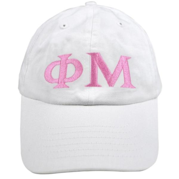 商品名: Phi Muギリシャ文字帽子 Phi Mu Greek Letter Hat Whiteブランド: Express Design Group商品サイズ: One Size商品番号: IHO-EMB-PhiMuGreekLetter...
