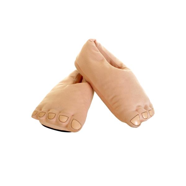 商品名: funcostumesメンズCavemanフィート US サイズ: Standard Fun Costumes Mens Plush Cavemen Funny Slipper Feet Footwear | Standardブラ...