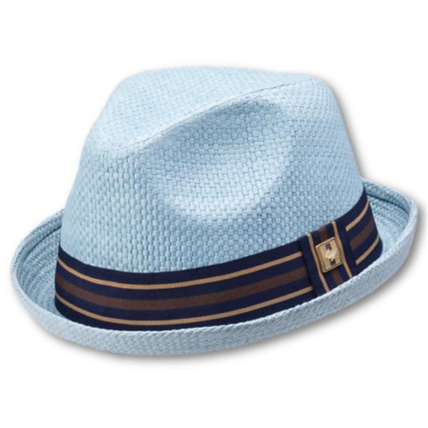 商品名: Peter Grimm HAT メンズ US サイズ: Small/Medium Peter Grimm Men's Standard Depp Natural Straw Fedora, Blue, Small-Mediumブラ...
