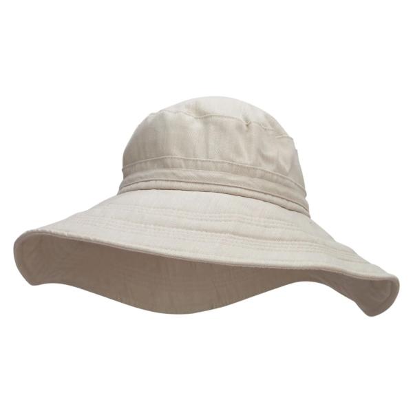 商品名: E4hats HAT レディース US サイズ: XX-Large カラー: ベージュ e4Hats.com Big Size Ladies Linen Wide Brim Hat - Peach 2XLブランド: E4hats商...