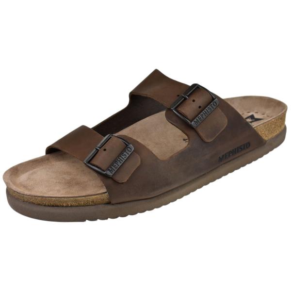 商品名: Mephisto メンズ Nerio つま先リングサンダル US サイズ: 13 カラー: ブラウン Mephisto Men's Nerio Slipper, Dark Brown Scratch, 13ブランド: Mephis...