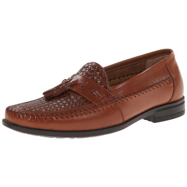 商品名: Nunn Bush メンズ US サイズ: 11 mens_us カラー: ブラウン Nunn Bush Men's Strafford Woven Slip-On Loafer, Cognac, 11 M USブランド: Nun...