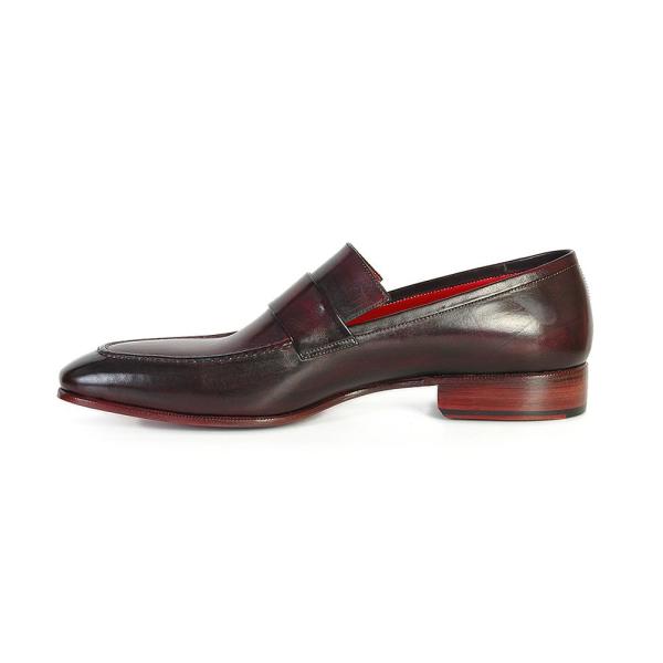 商品名: Paul Parkman メンズ US サイズ: 8-8.5 D(M) US カラー: パープル Paul Parkman Men's Loafer Purple &amp; Black Hand-Painted Leather ...