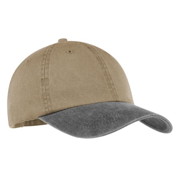 商品名: Port &amp; Companyメンズ2トーン顔料染めキャップ US サイズ: One Size Port &amp; Company Men's Two Tone Pigment Dyed Cap OSFA Khaki/Ch...