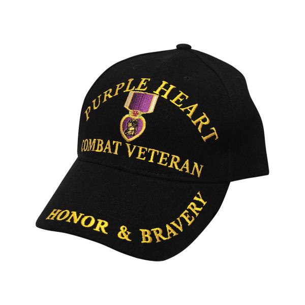 商品名: パープルハートCombat Veteran刺繍キャップ Purple Heart Combat Veteran Embroidered Capブランド: Eagle Emblems Inc高さ: 24.6888cm横幅: 19.7...