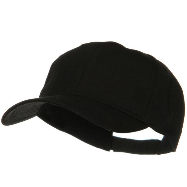商品名: 新しいビッグサイズ高プロファイルツイルキャップ( for Big Head ) カラー: ブラック e4Hats.com New Big Size High Profile Twill Cap - Black OSFMブランド: ...