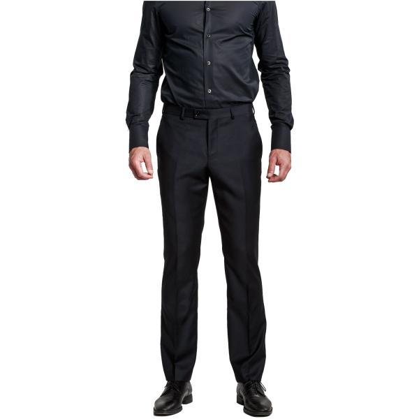 商品名: HBDesign PANTS メンズ US サイズ: 34W x 36L カラー: ブラック HBDesign Mens Formal Dress Slim Fit Flat Straight Iron Free Pants Bl...