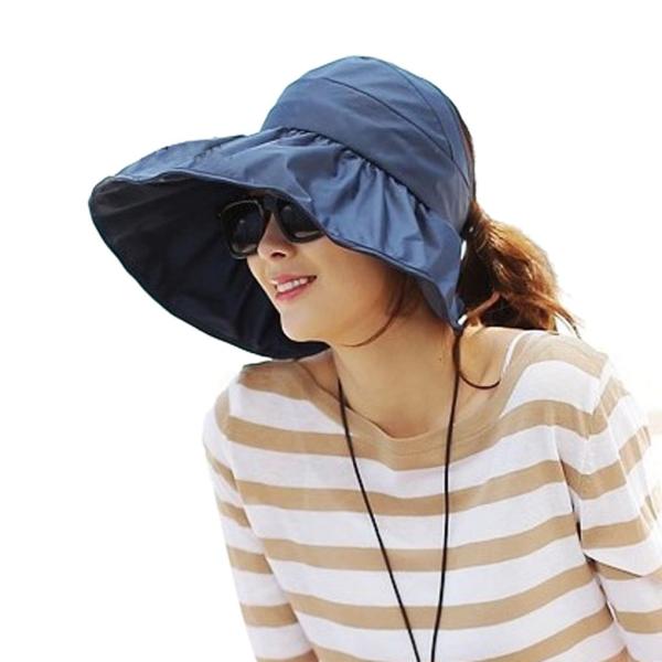 商品名: Fakeface HAT レディース US サイズ: One Size カラー: ブルー Summer Floppy Big Brim Lace Beach Cap UPF 50+ Waterproof Fishing Sun H...