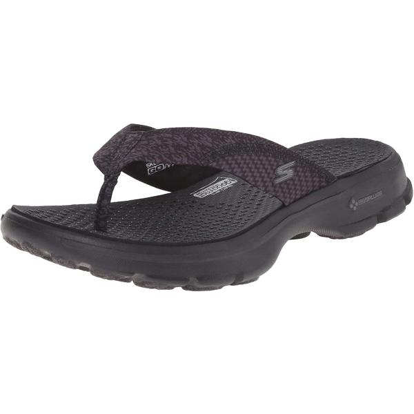 商品名: スケッチャーズ（SKECHERS） GO WALK-PIZAZZ 14250 ブラック 26.0cm Skechers Performance Womens Go Walk Pizazz Flip Flop,US 9,Blackブ...