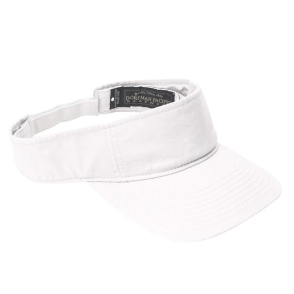 商品名: Dorfman Pacific HAT メンズ US サイズ: One Size カラー: ホワイト Dorfman Pacific Co. Men's Garment Washed Twill Visor, White, One...